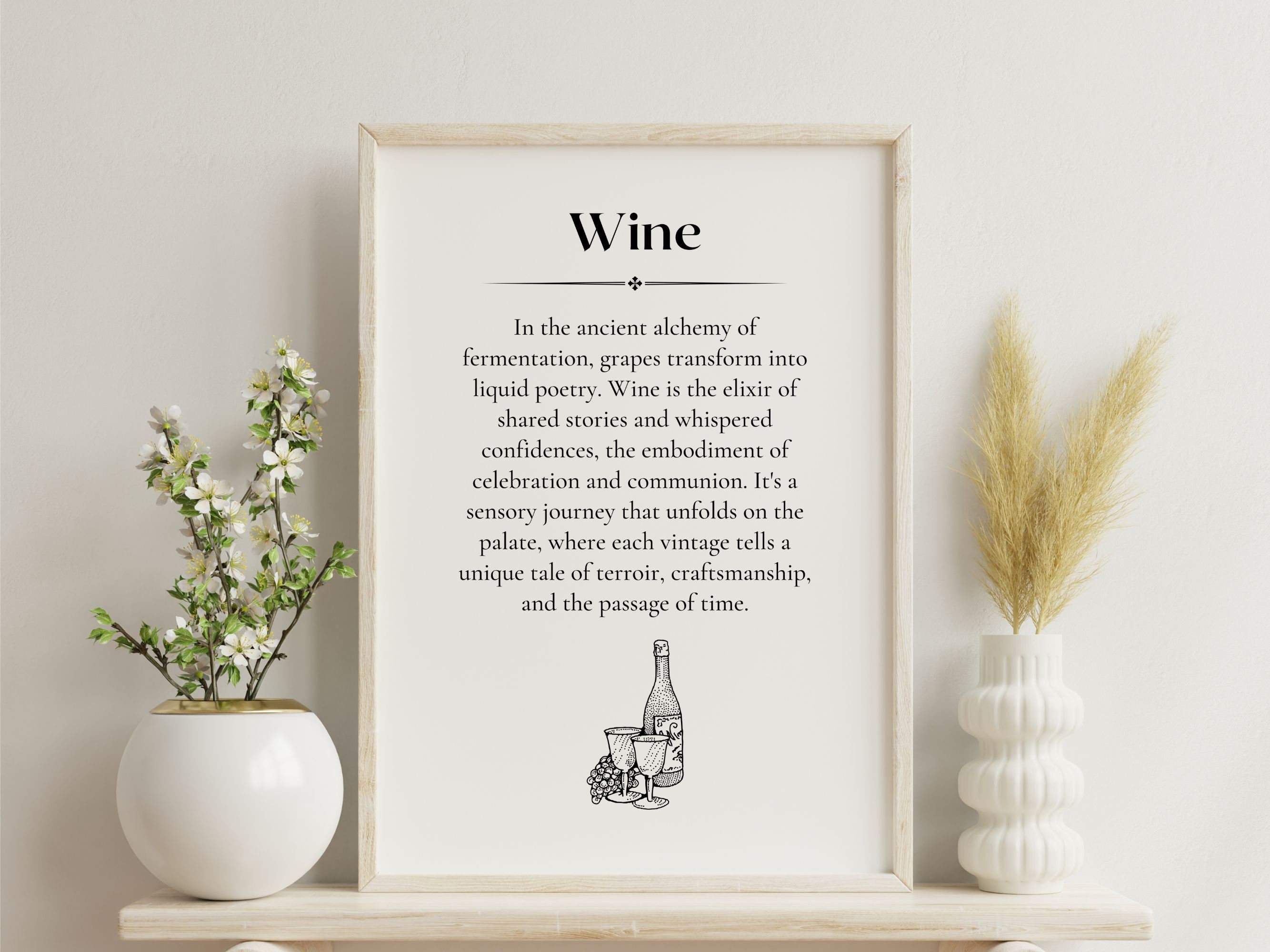 Wine Definition Printable: the Perfect Gift for Vinophiles and Wine ...
