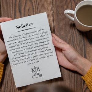 Solicitor Definition Printable, Legal Profession Gift, Motivational Art ...