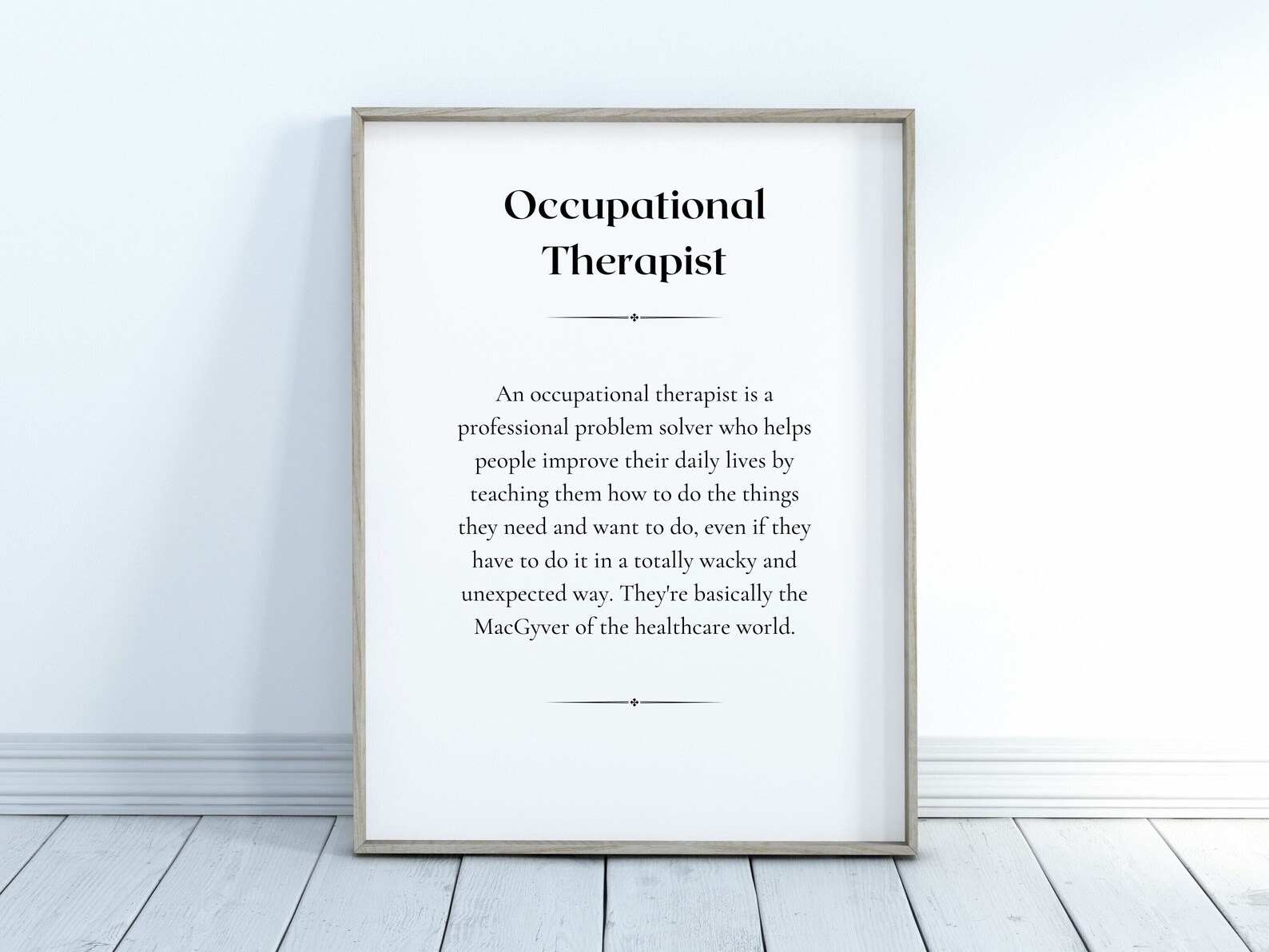 Occupational Therapist Definition Printable | Occupational Therapist ...