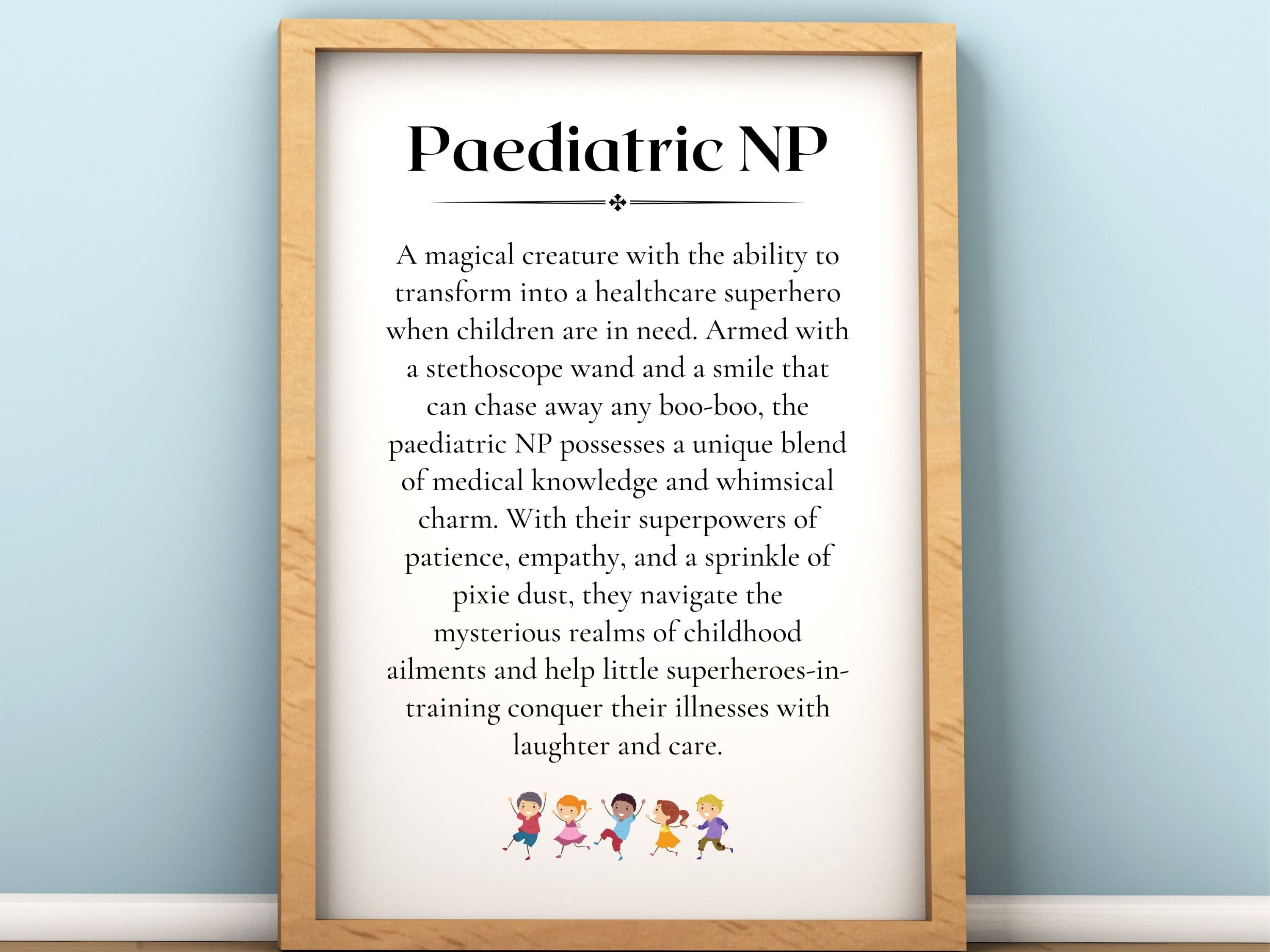 Paediatric NP Definition Printable | Gift for Nurse Practitioners ...
