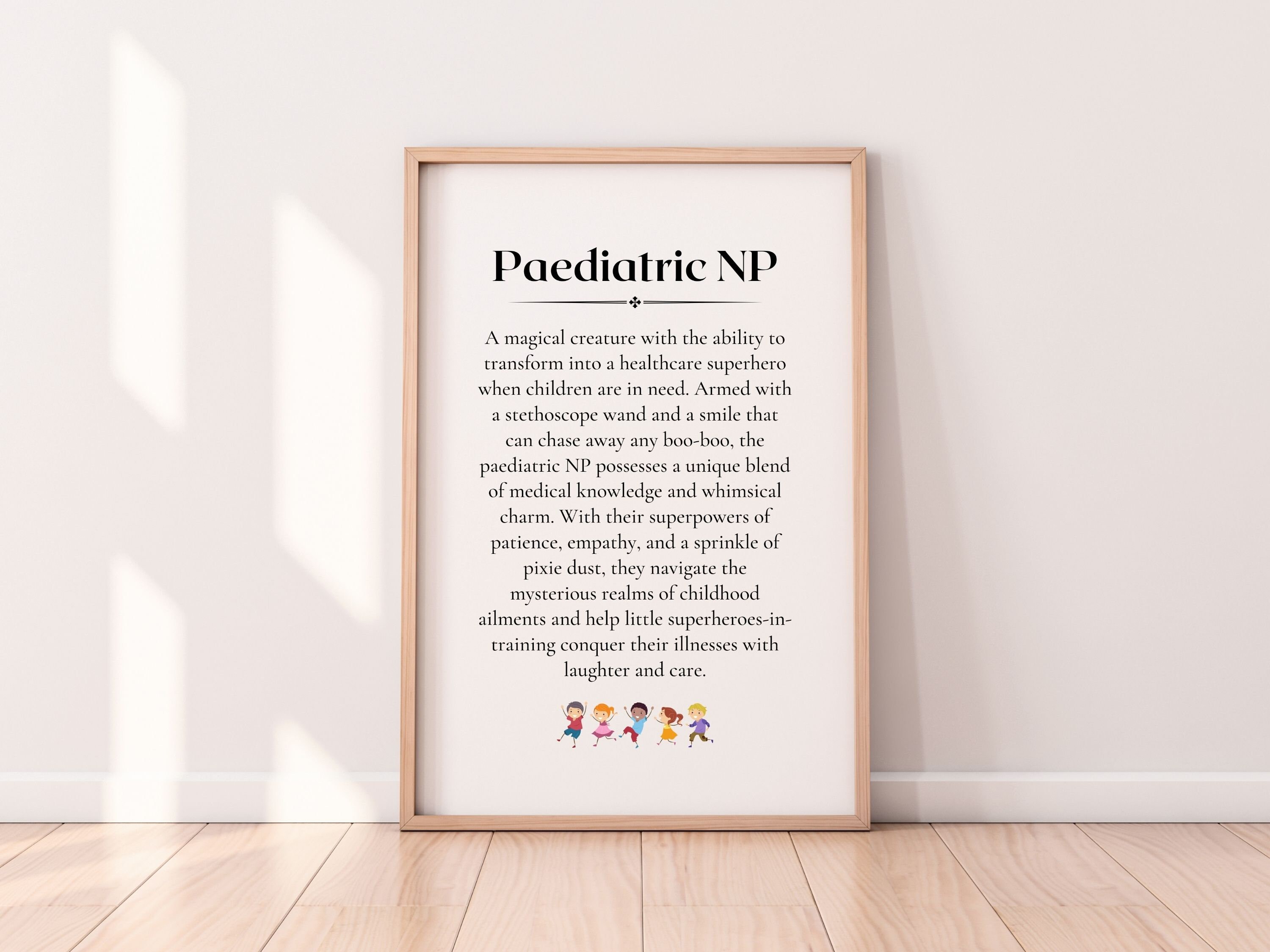 Paediatric NP Definition Printable | Gift for Nurse Practitioners ...
