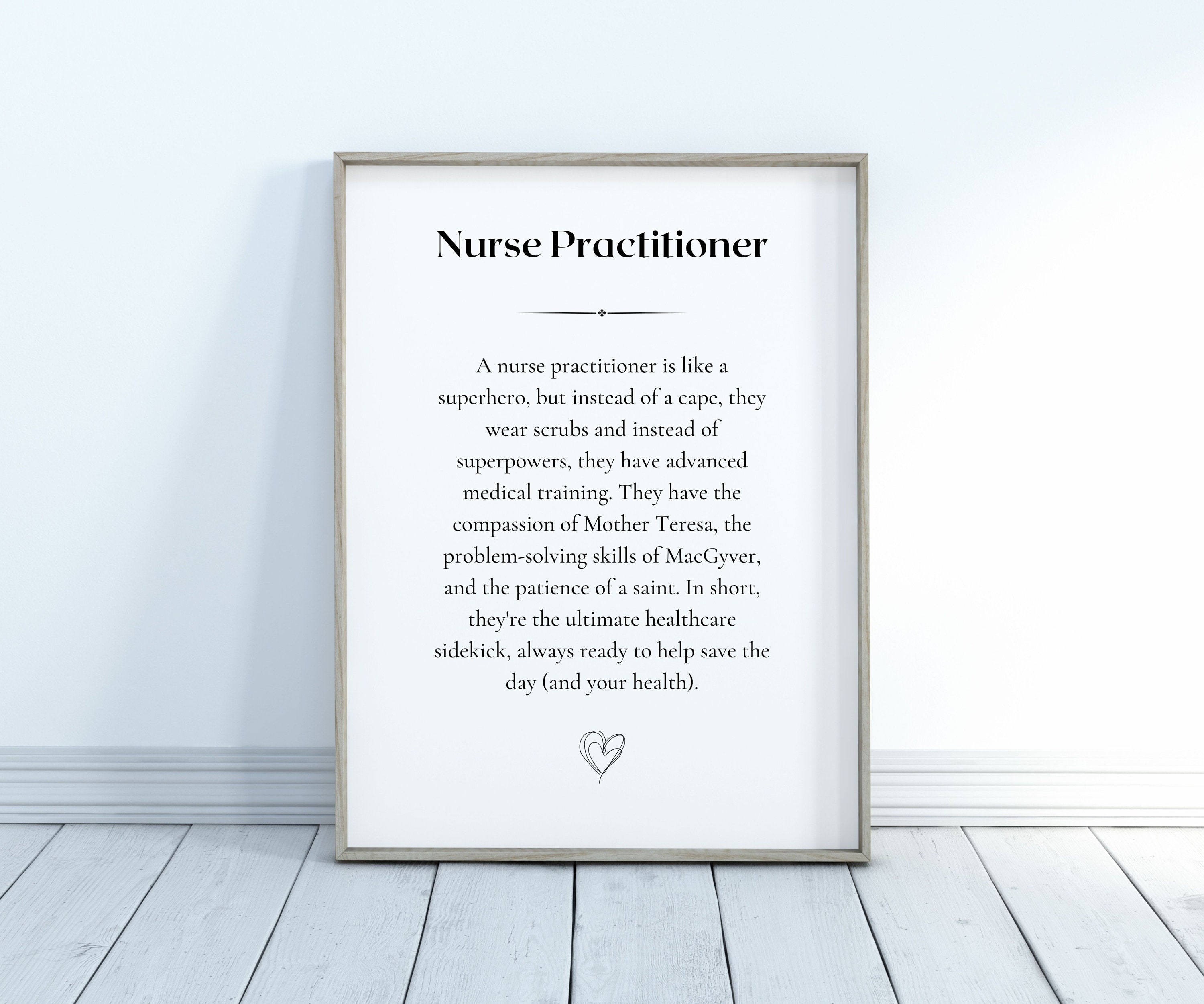 Nurse Practitioner Definition Printable Nurse Gift Nurse Graduation ...