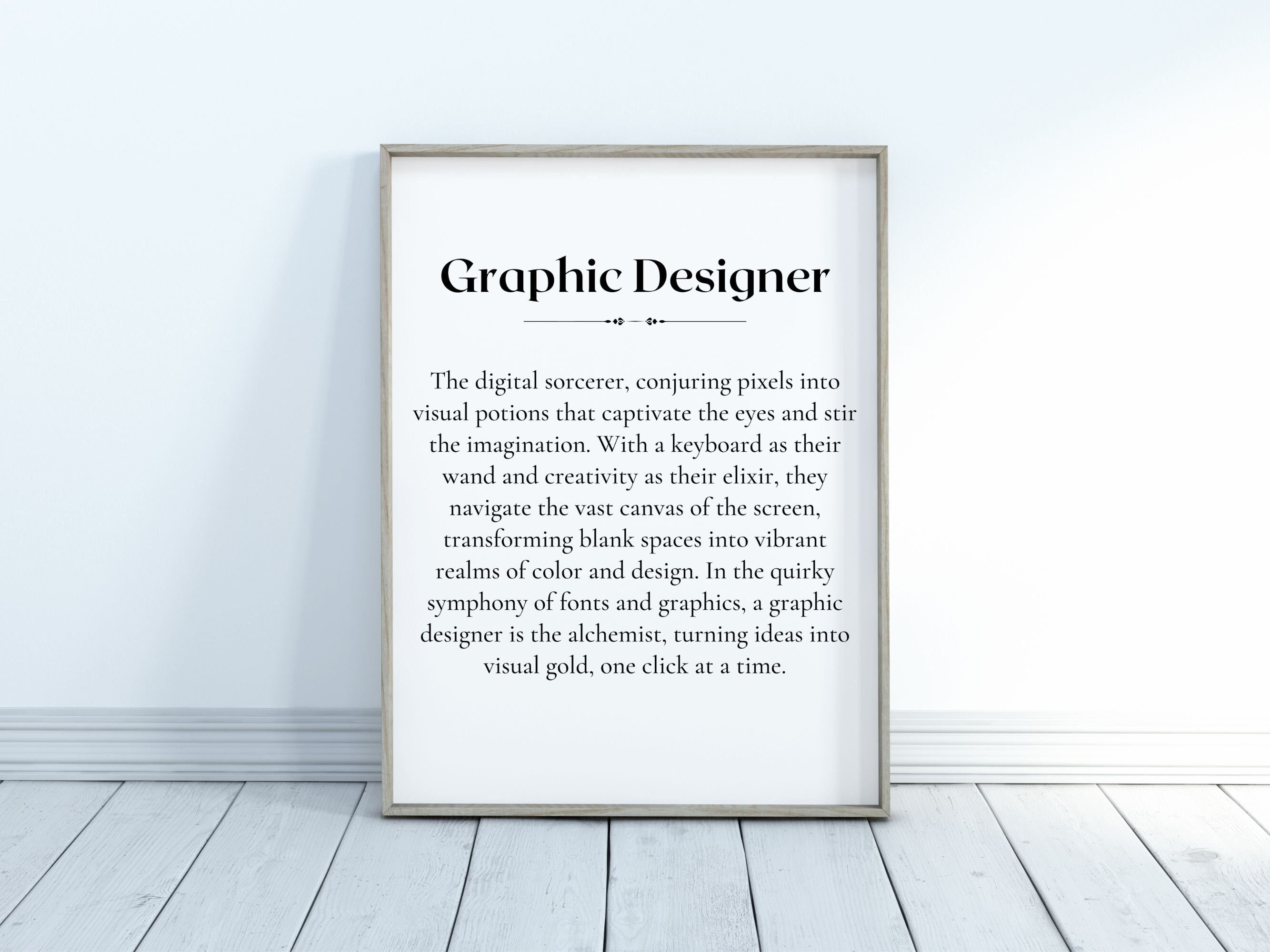 Graphic Designer Definition Printable Art, Digital Download for ...