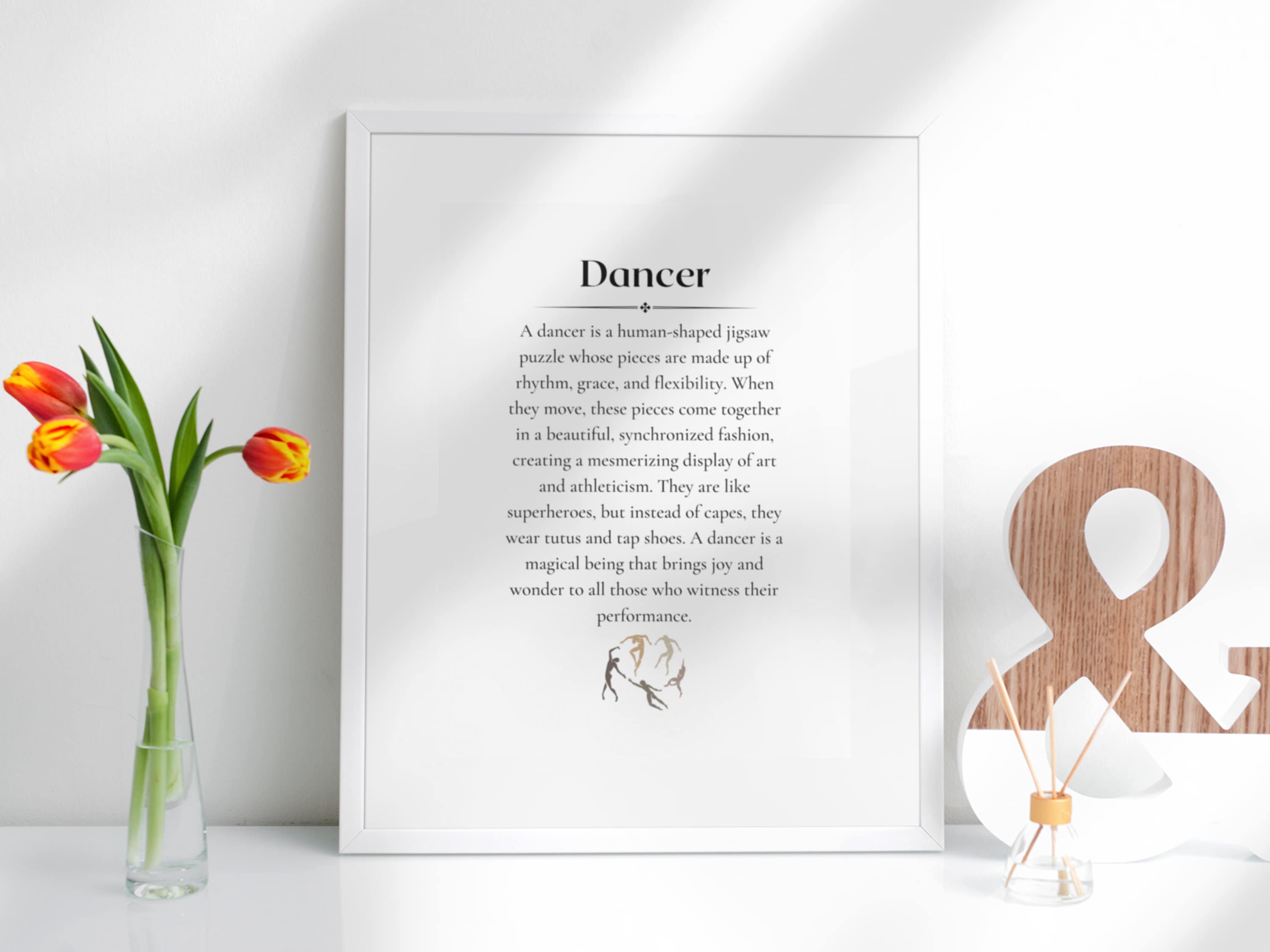 Dancer Definition Printable Dancer Gift Gift for a Dancer Dance Studio ...