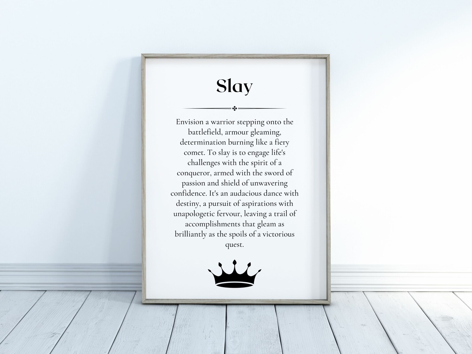 Slay Definition Printable - Empowering Wall Art for Stylish Decor ...