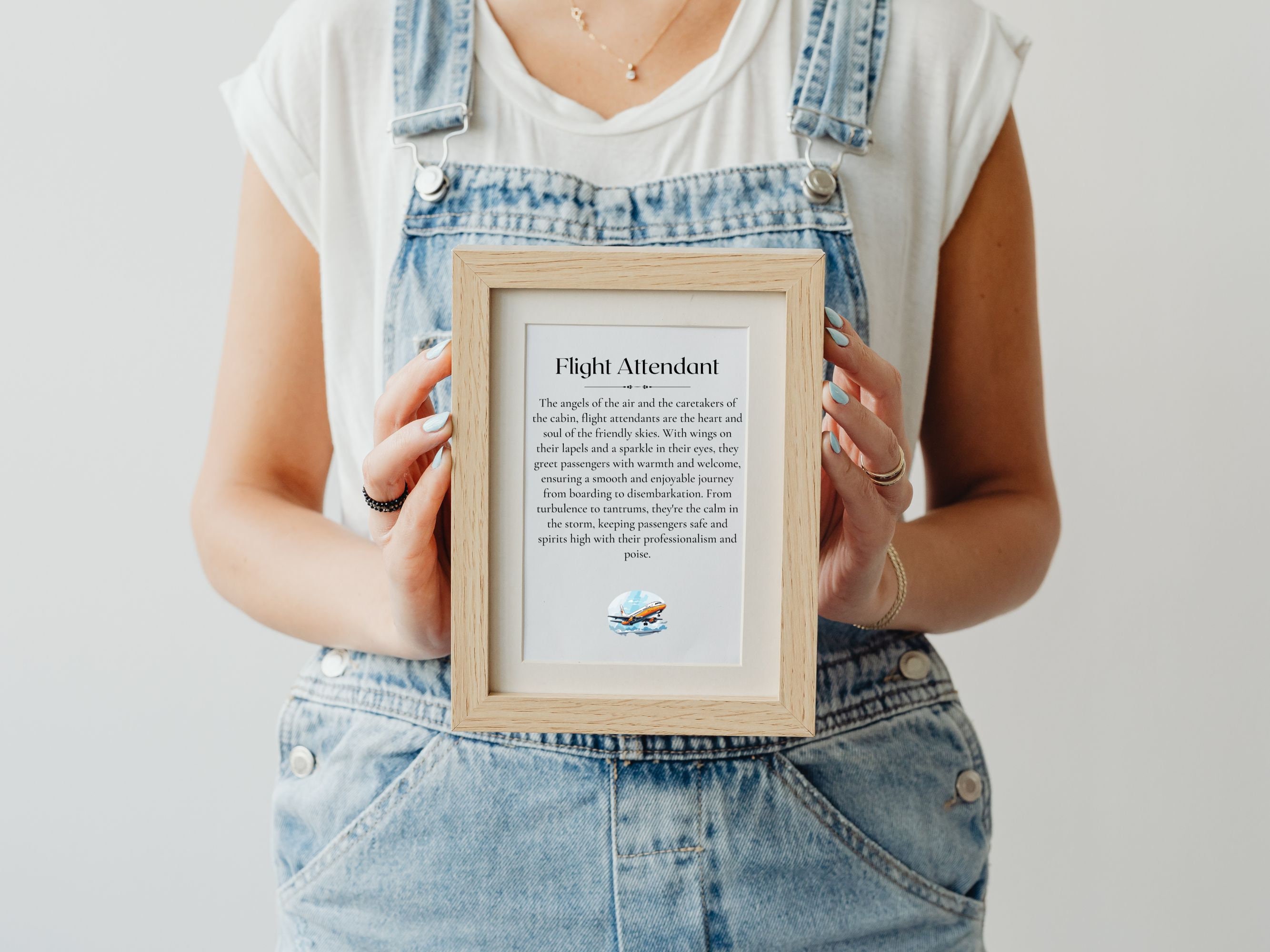 Flight Attendant Definition Printable Wall Art, Aviation Decor Digital ...