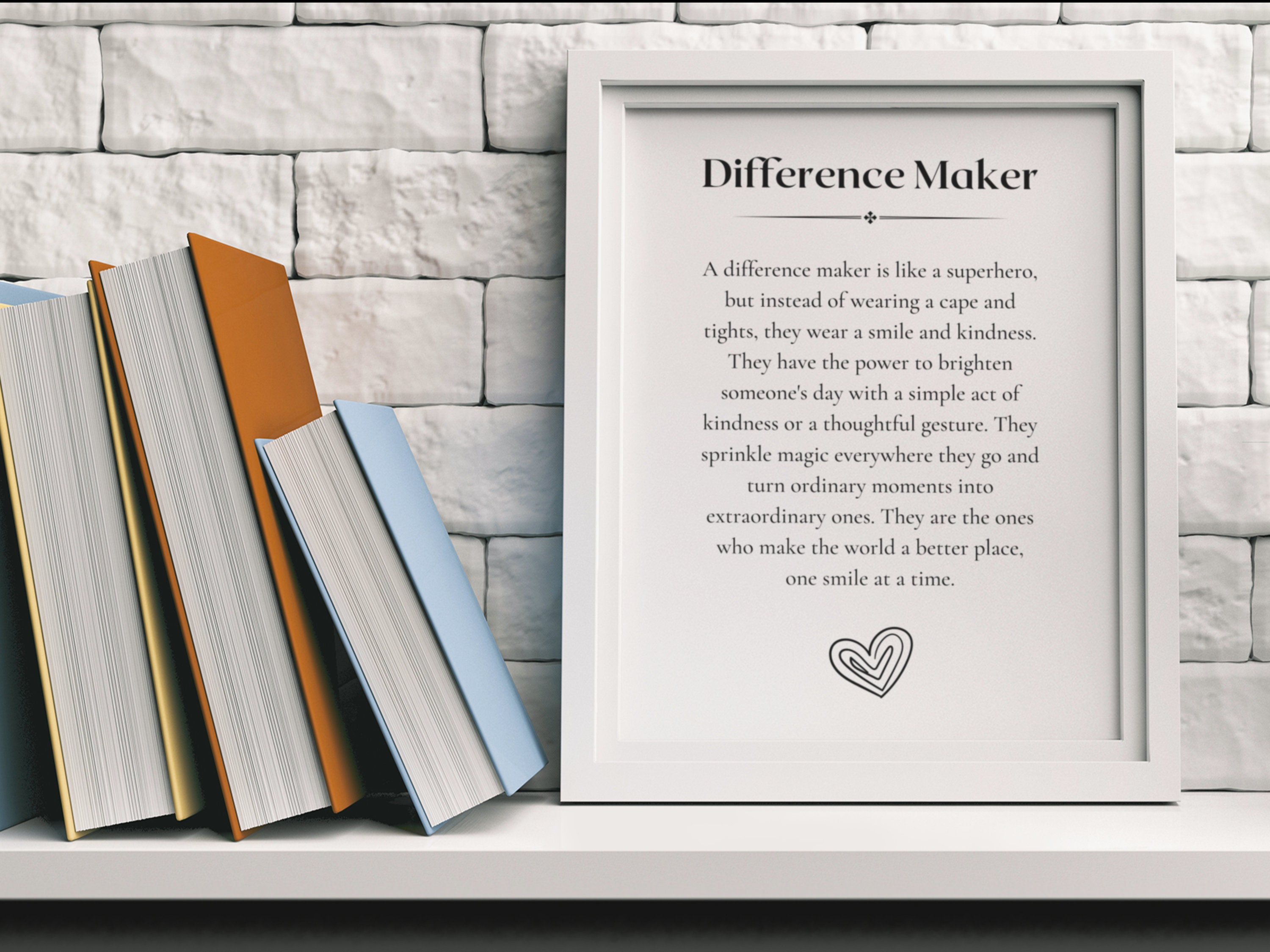 Difference Maker Definition Printable Appreciation Gift Meaning of ...