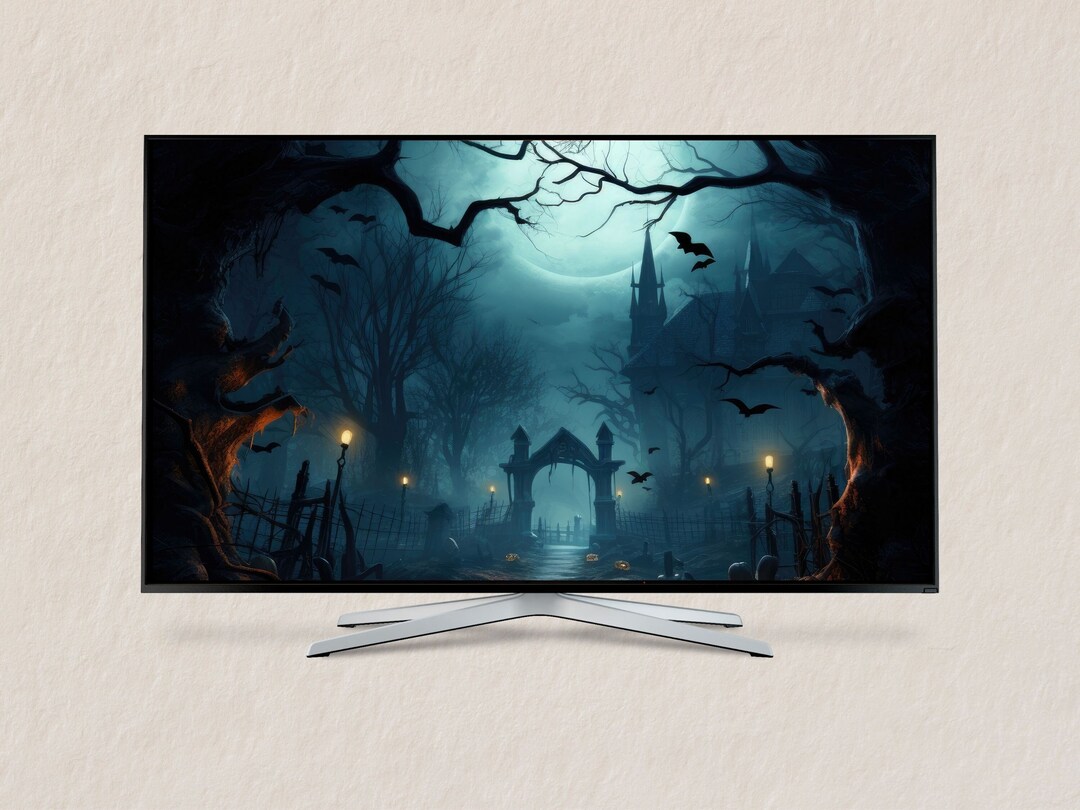Halloween Horror Samsung TV Frame Art | Digital Download Scary Dark ...