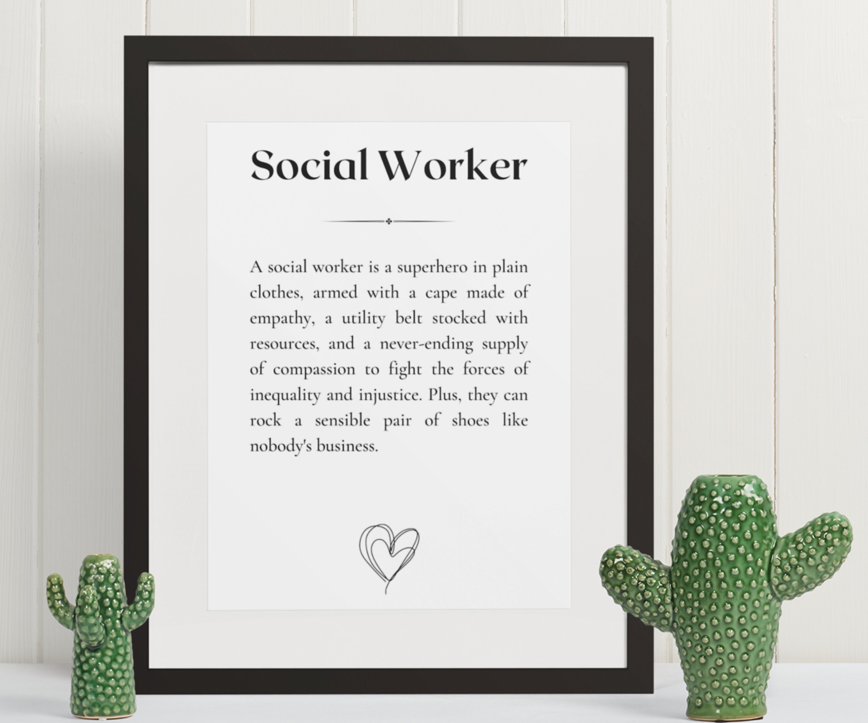 Social Worker Definition Printable Gift for Social Worker - Etsy