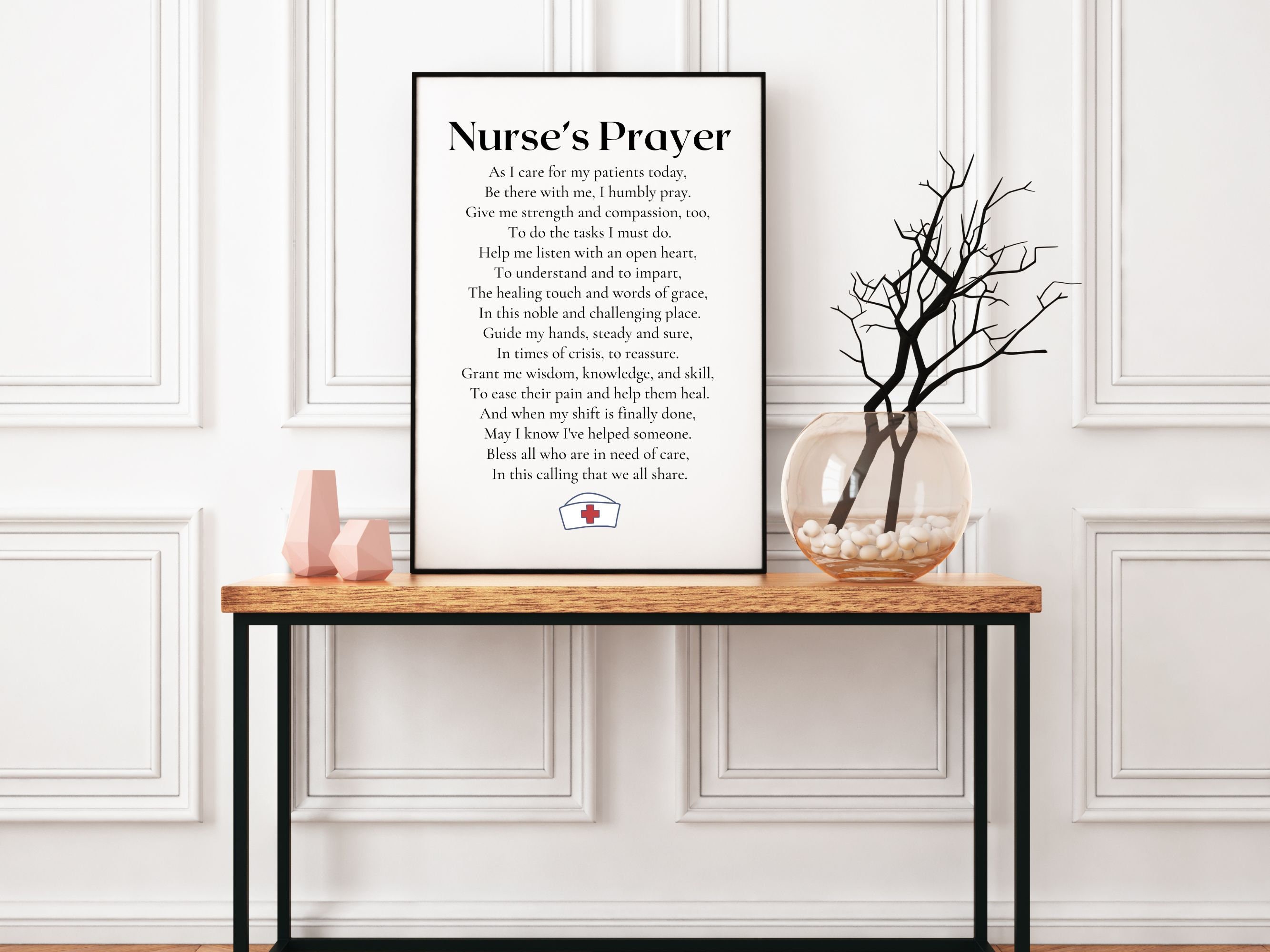 Nurse's Prayer Printable for Stylish Healthcare Decor and Thoughtful Gifts - Digital Download - Etsy