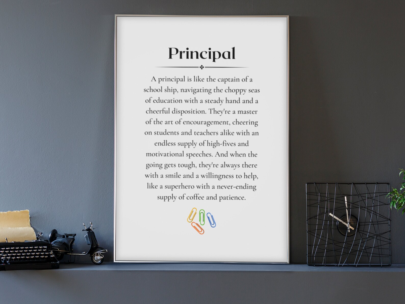 Principal Definition Printable School Principal Print Principal ...