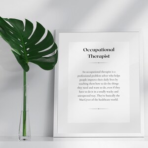 Occupational Therapist Definition Printable | Occupational Therapist ...
