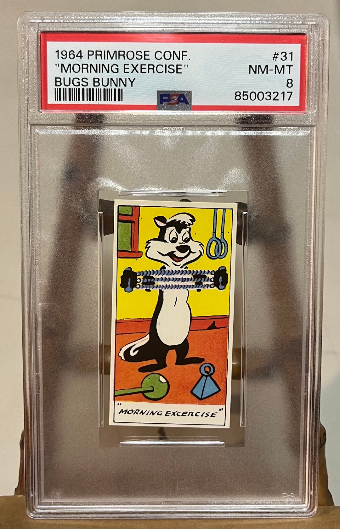 1964 MORNING Exercise Primrose Bugs Bunny 31 PSA 8 Nm-mt Pepe Le Pew - Etsy