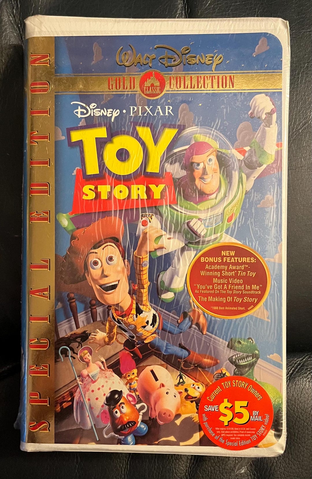 Toy Story Disney Pixar Vhs 2000 Special Edition Gold Collection New