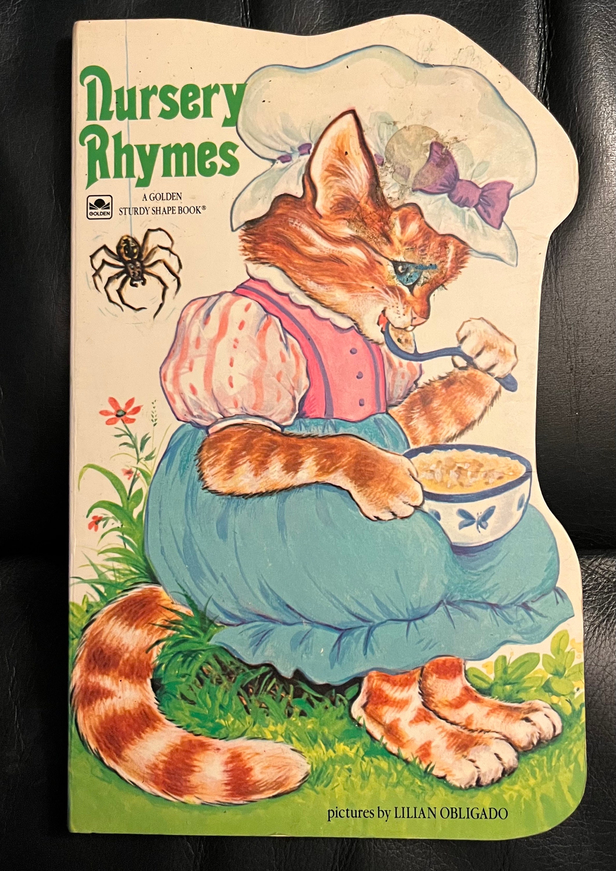 Nursery Rhymes A Golden Sturdy Shape Book by Lilian Obligado 1980 ...