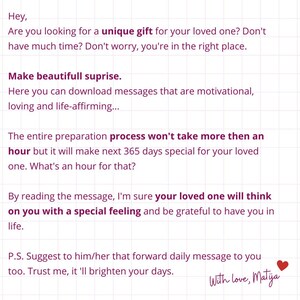 Printable 365 Love Messages, Birthday Love Notes, Printable Love Notes ...