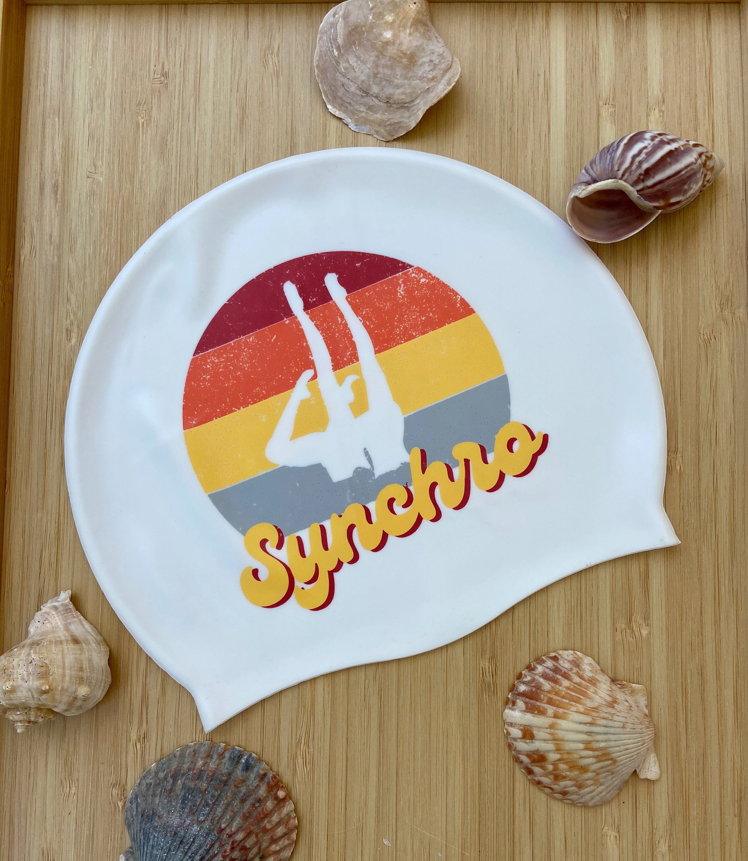 SYNCHRO SWIM CAP Synchronized Swimming Artistic Swimming Synchronized ...