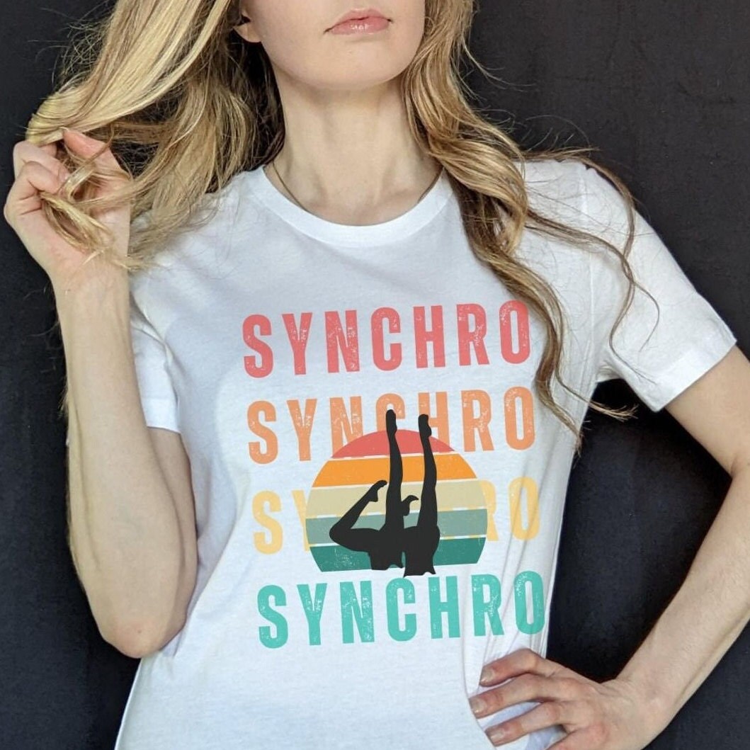 Retro Synchronized Swimming Shirt, Artistic Swimming Shirt, Synchro ...
