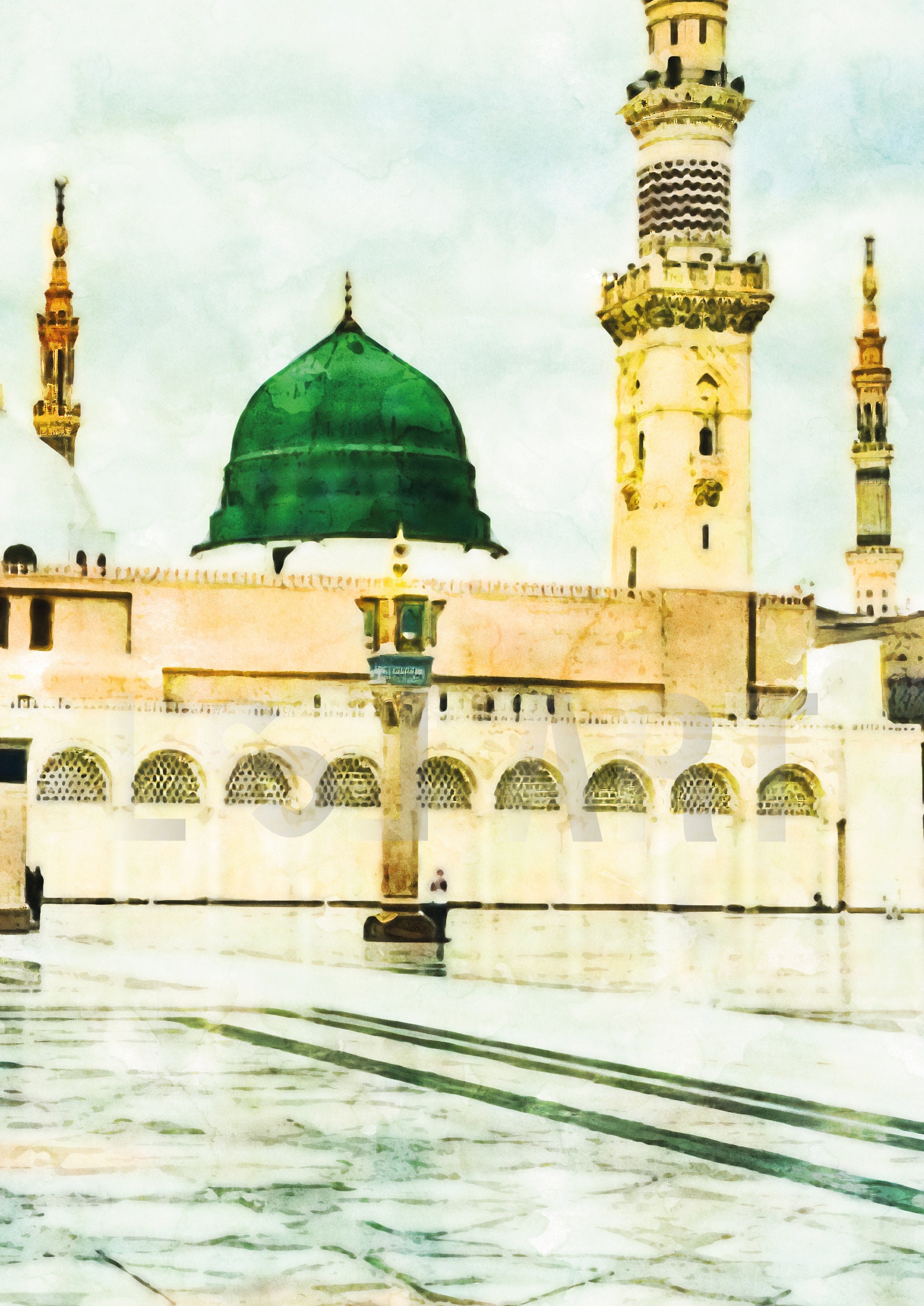 Al-masjid An-nabawi, Prophet's Mosque, Medina, Saudi Arabia, Islamic ...