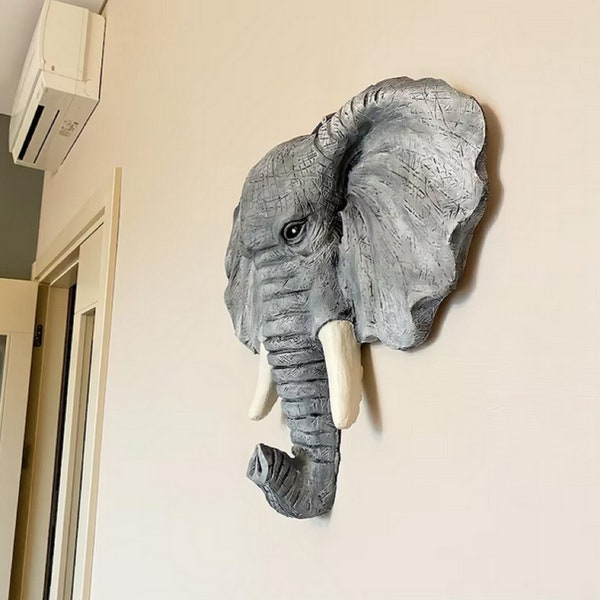 Faux Elephant Head - Etsy