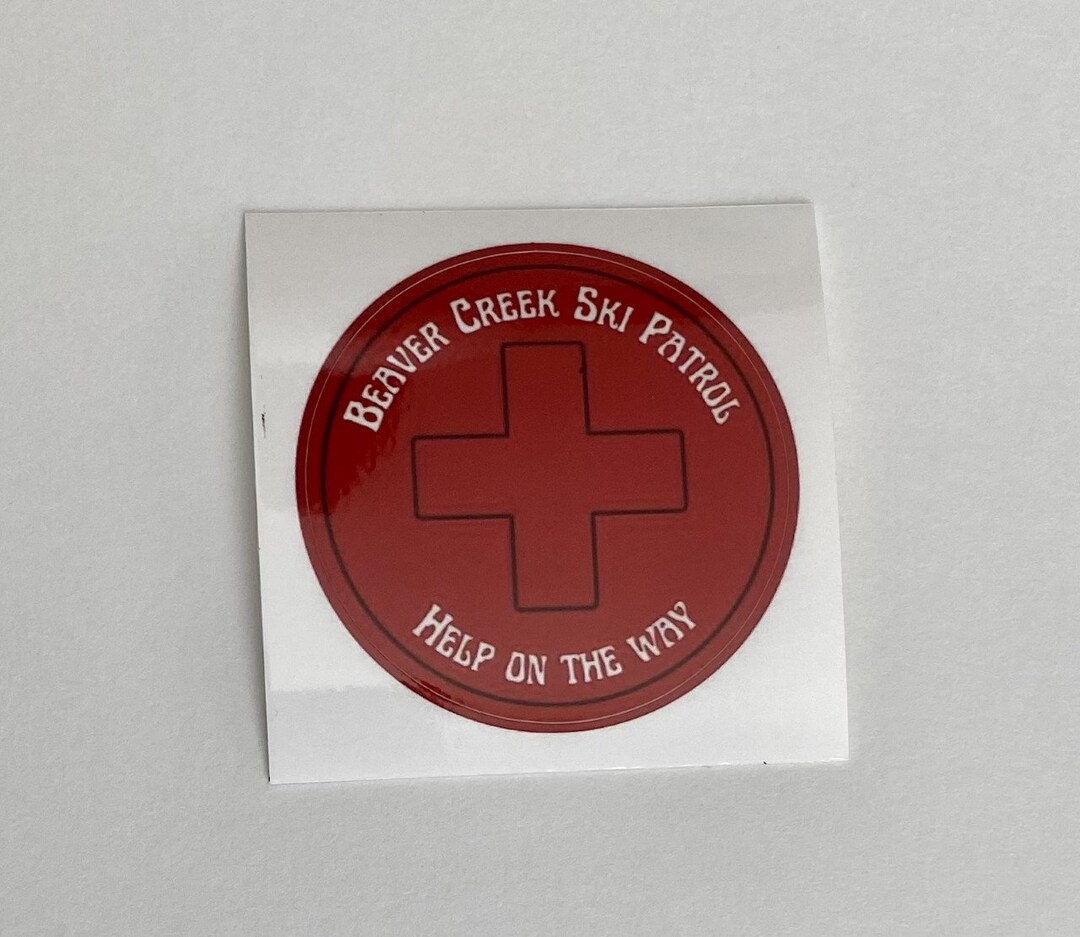 Beaver Creek Ski Patrol Sticker Helmet/window Sticker - Etsy
