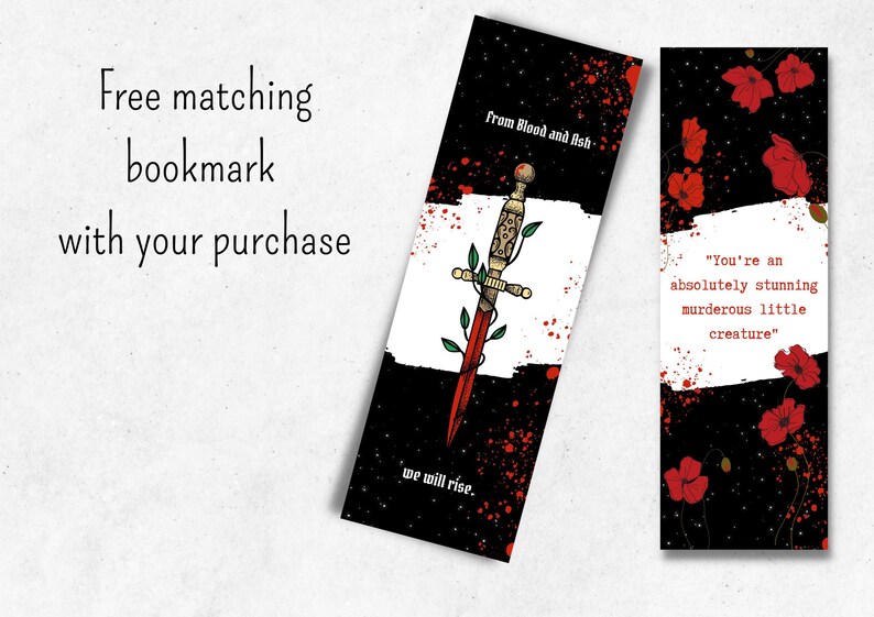 FBAA Aesthetic Polaroid Posters / From Blood and Ash Por - Etsy