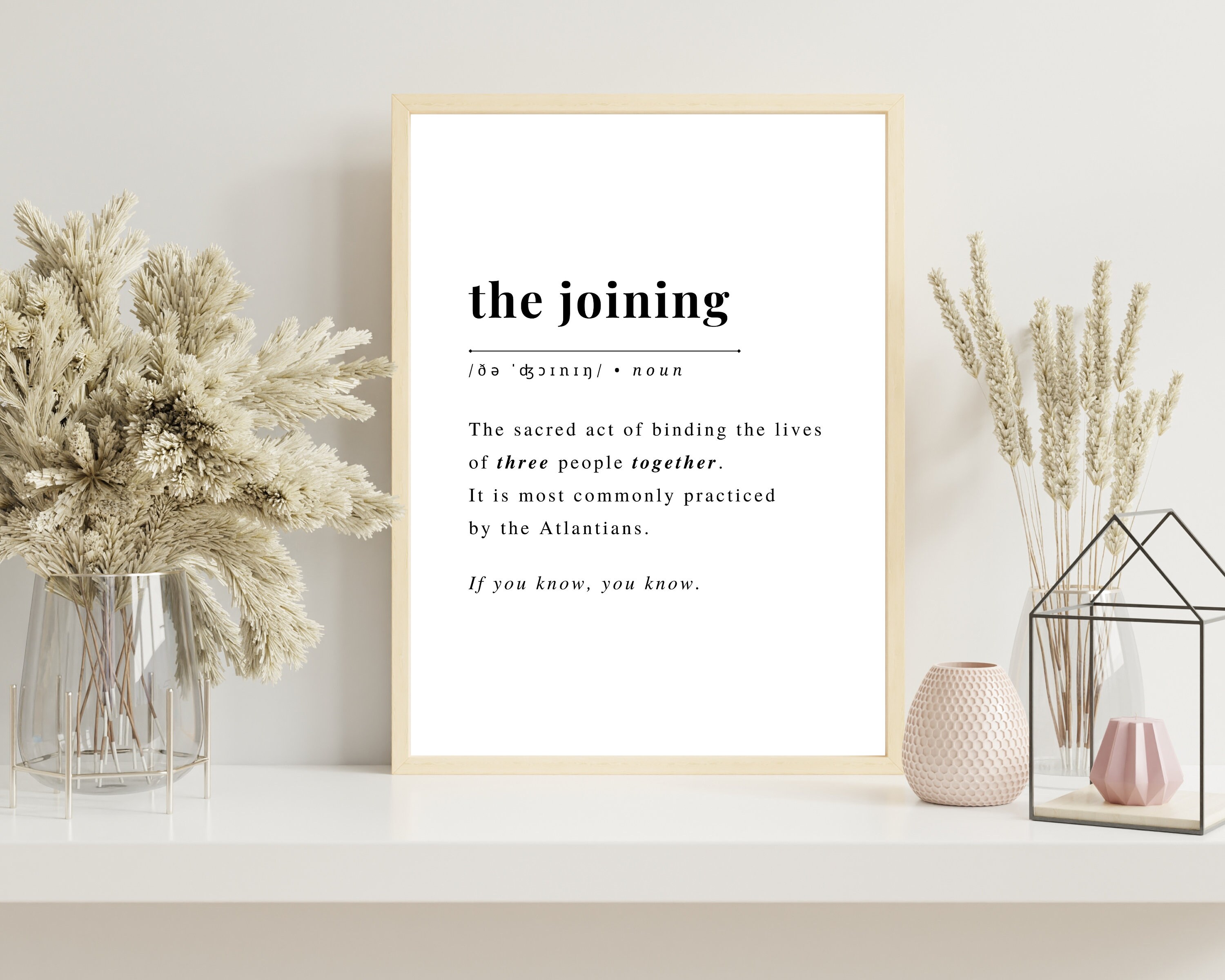 The Joining Poster FBAA Series by Jennifer L. Armentrout Dictionary Poster Print Poppy Casteel ...