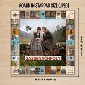 Sassenachpoly an Outlander Board Game Inspired in the Outlander by ...