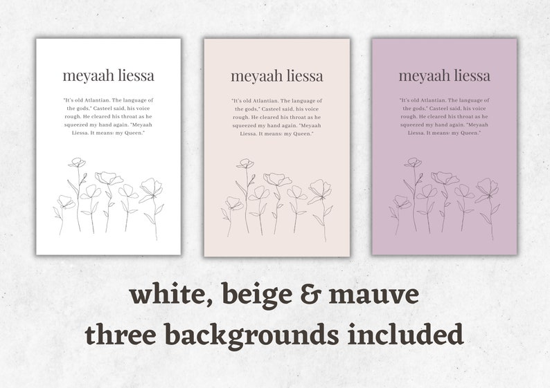 Meyaah Liessa Quote FBAA ASITE Crown of Gilded Bones by - Etsy