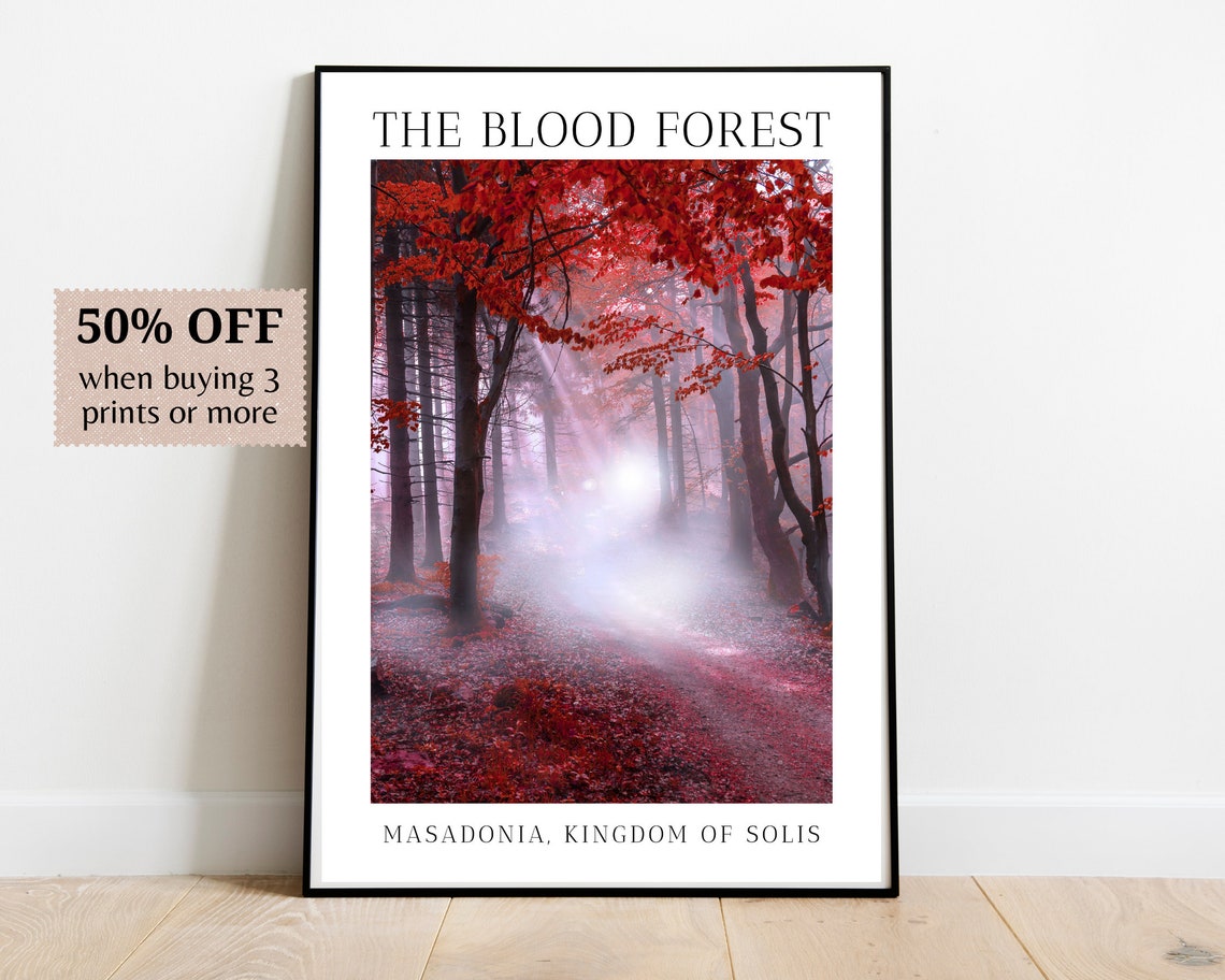 Blood Forest From Blood and Ash FBBA by Jennifer L Armentrout - Etsy