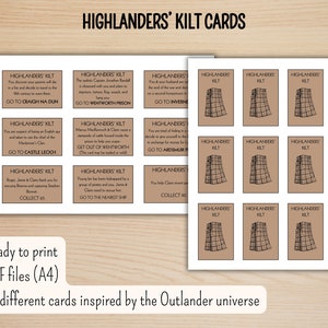 Sassenachpoly an Outlander Board Game Inspired in the Outlander by ...