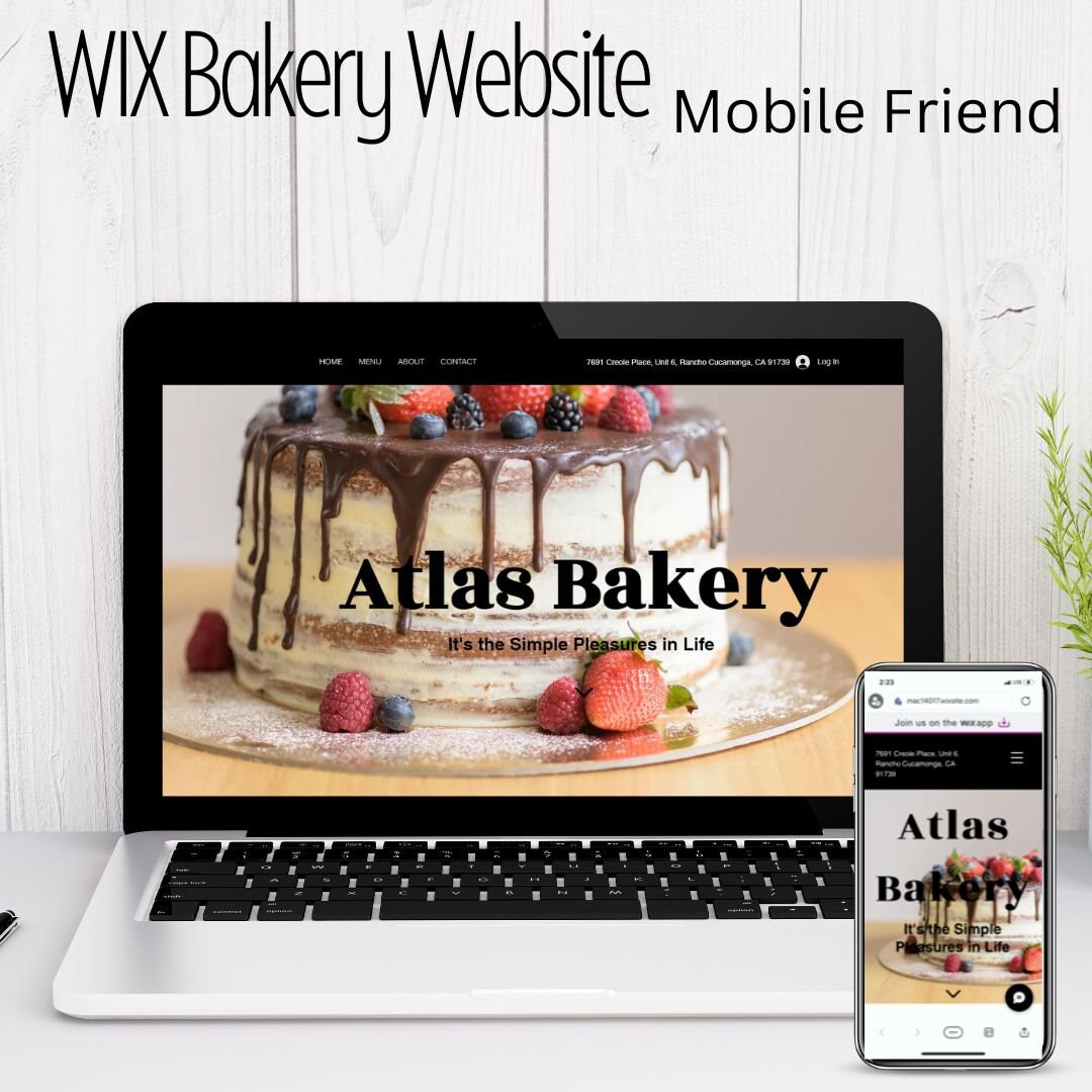 Wix Home Bakery Website Template L Showcase Your Product L ...