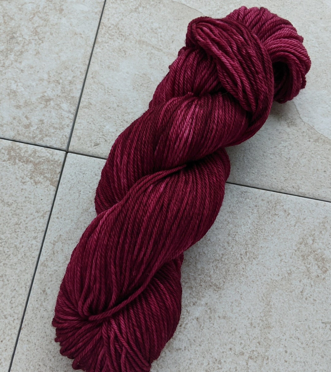 Naturally Dyed Yarn, 100% Superwash Merino Wool, Worsted Weight Mottled ...