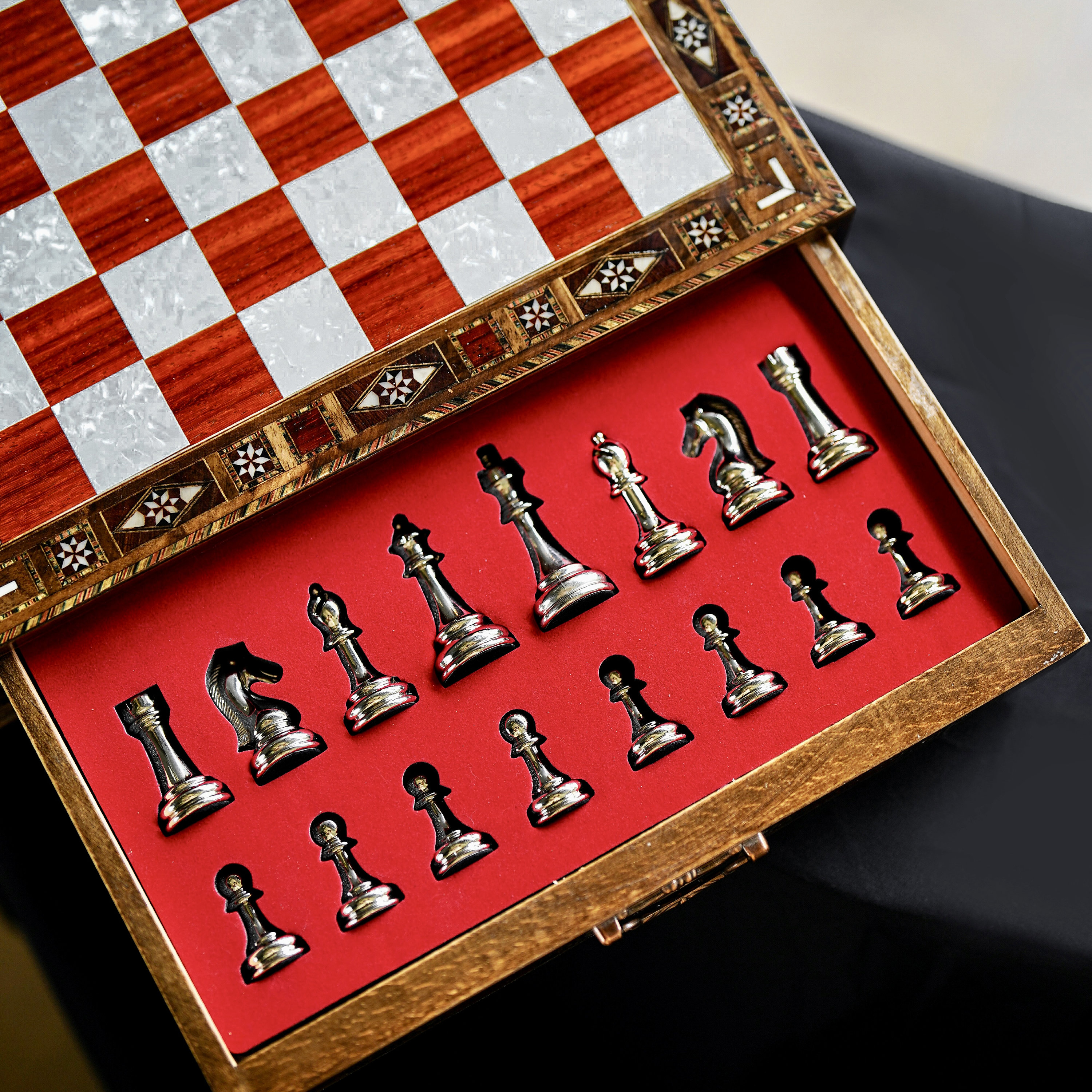 15 Luxury Handmade Chess Set Personalized Wooden Chess Board - Etsy