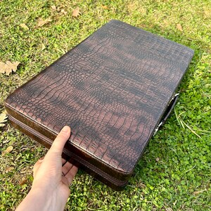 Personalized Leather Backgammon Set, Handmade Holiday Gift for Husband ...