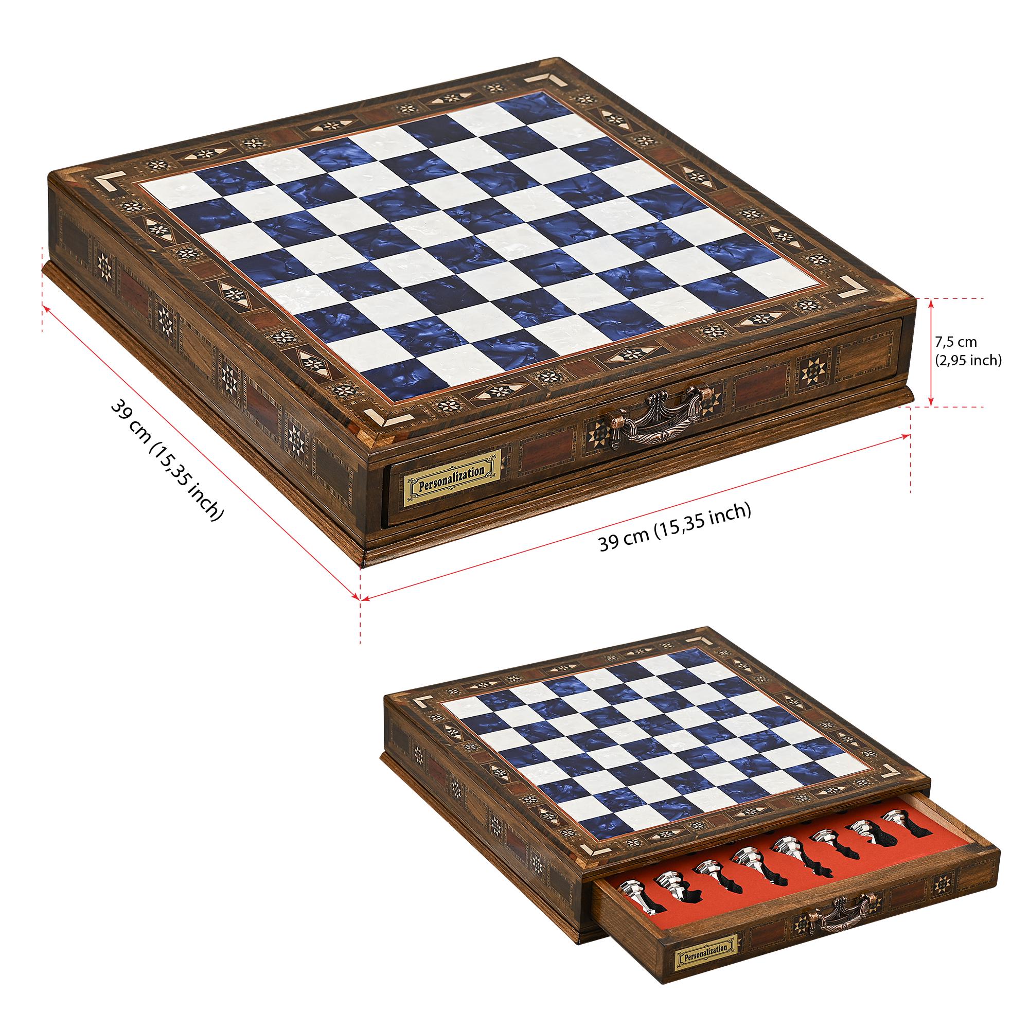 Chess, Chess Board, Board Game, Gift for Men, Chess Set, Personalized ...