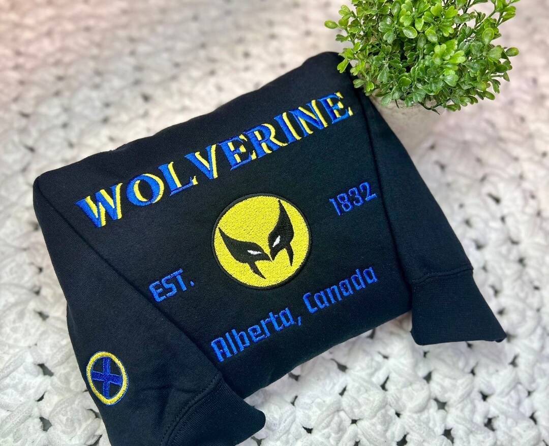 Wolverine, X-men, Deadpool and Wolverine, Wolverine Embroidered ...
