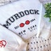 Daredevil Murdock Sweatshirt, Matt Murdock, Embroidered Crewneck ...