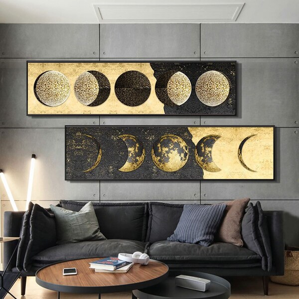 Canvas Moon Phases - Etsy