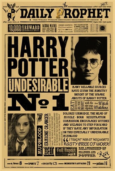 Hogwarts Legacy Retro Art Newspaper Style Harry Potter Movie - Etsy