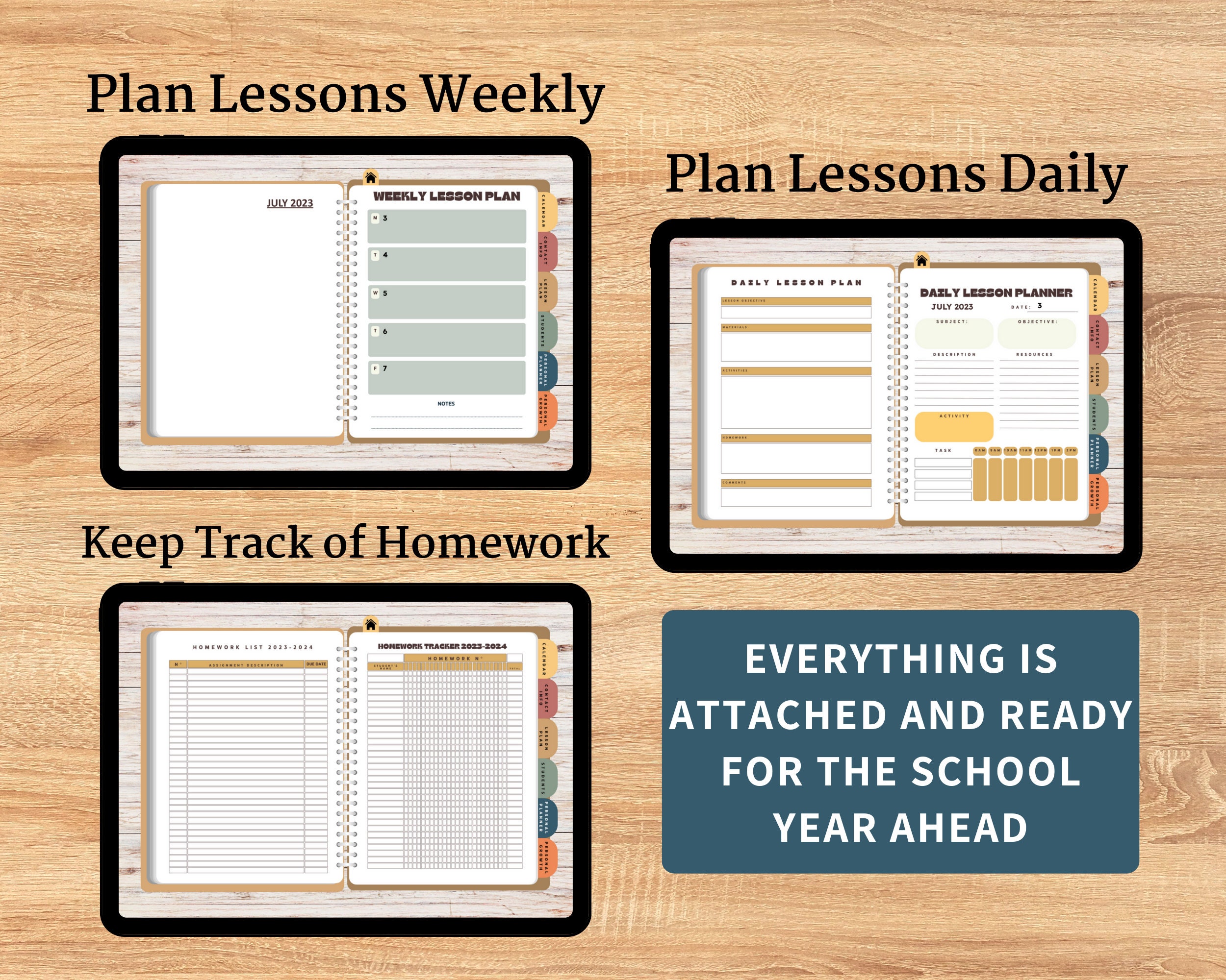 Retro Teacher Digital Planner for Teacher Journal Teacher - Etsy