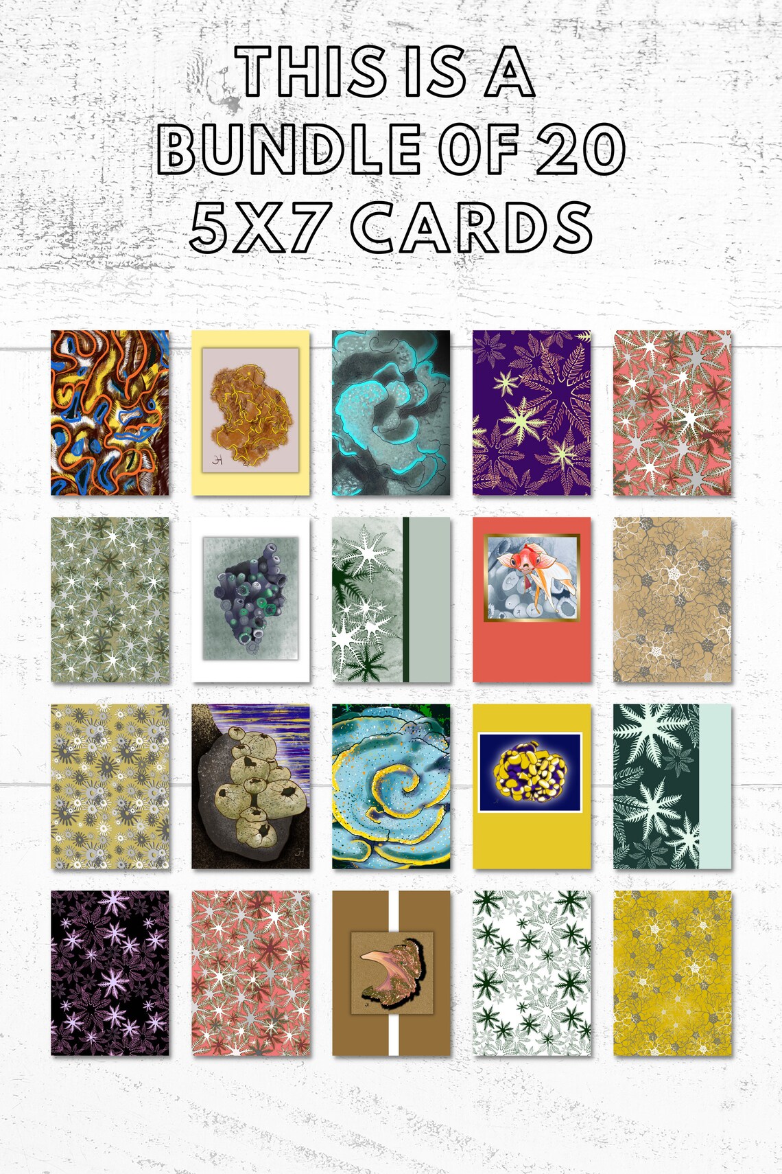 Greeting Card Printable Card for Any Occasion Card Printable Bundle of ...