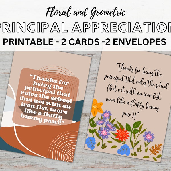 Principle Thank You Card - Etsy