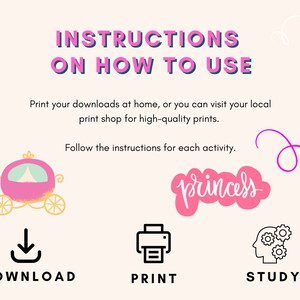 Preschool Printable Worksheets Princess for Girls Book Printable ...