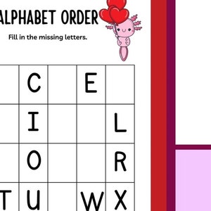 Preschool Printable Worksheets Valentines Day Activities for - Etsy