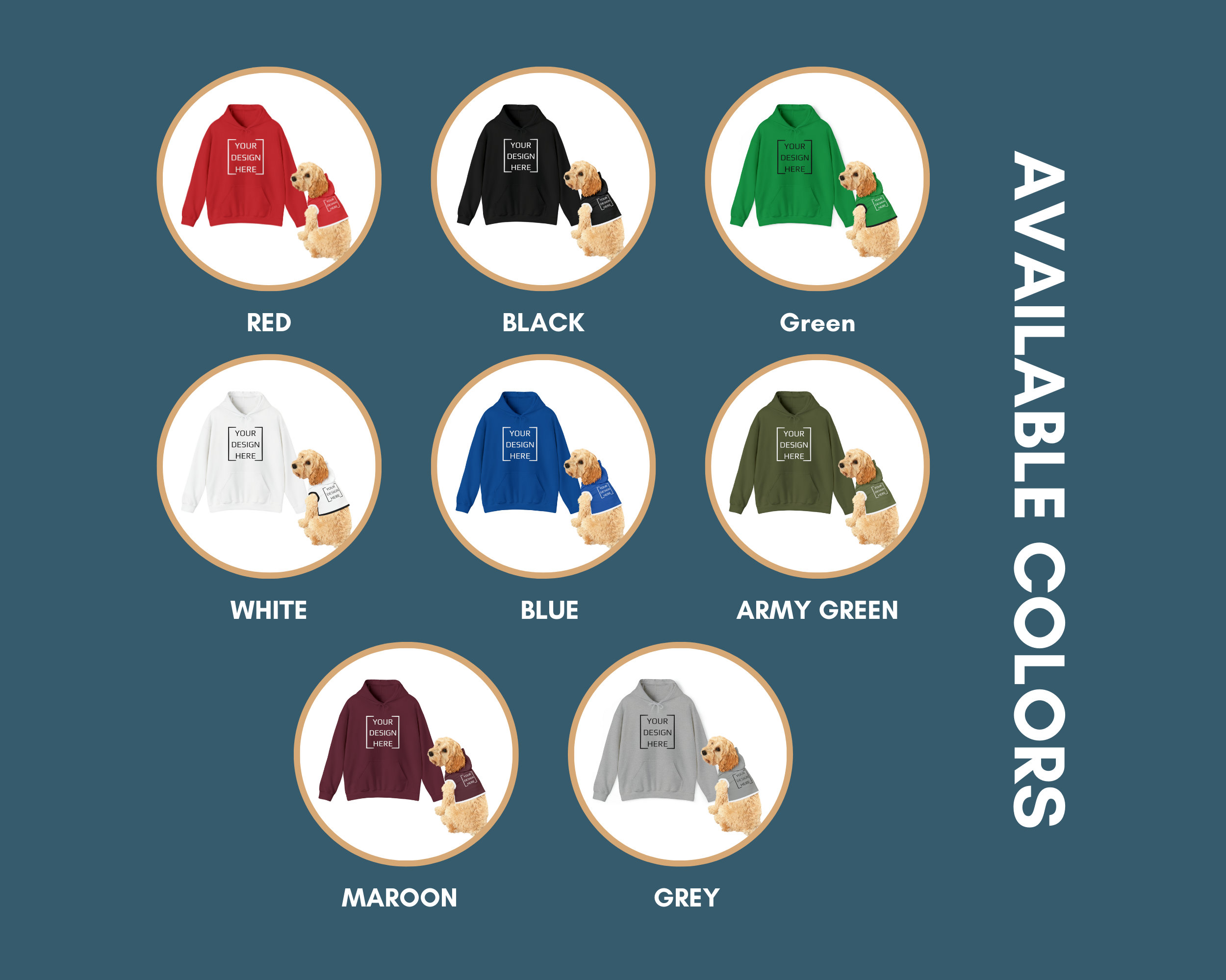 Matching Dog Owner Hoodies Personalized Pet & Owner Matching Hoodie ...