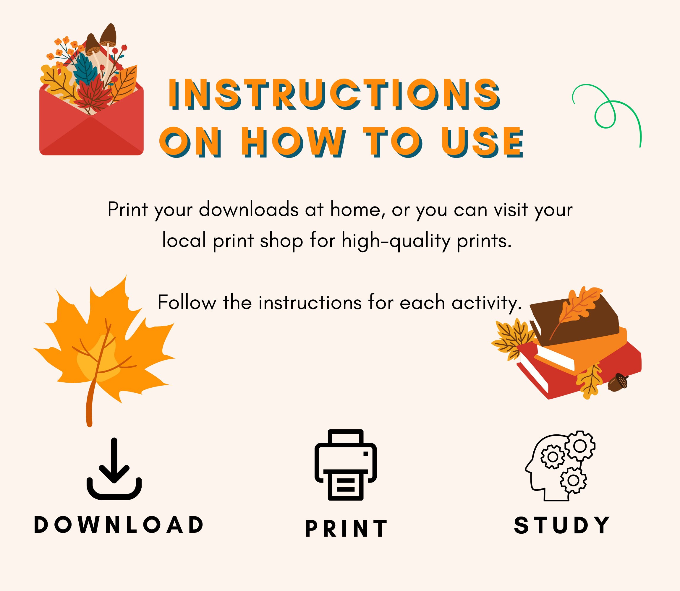 Fall Busy Book Printable Kids Activity Book Toddler Learning - Etsy