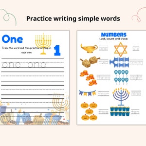 Preschool Printable Worksheets Hanukkah for Kids Book Printable ...