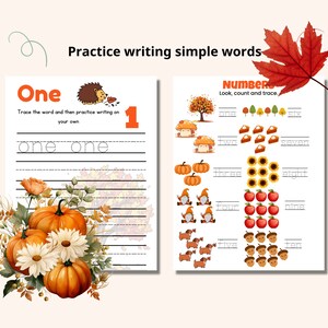 Worksheets Printable for Preschool Kids Gift for Teacher Preschool ...