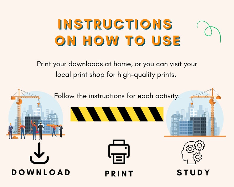 Preschool Printable Worksheets Construction for Kids Book Printable ...